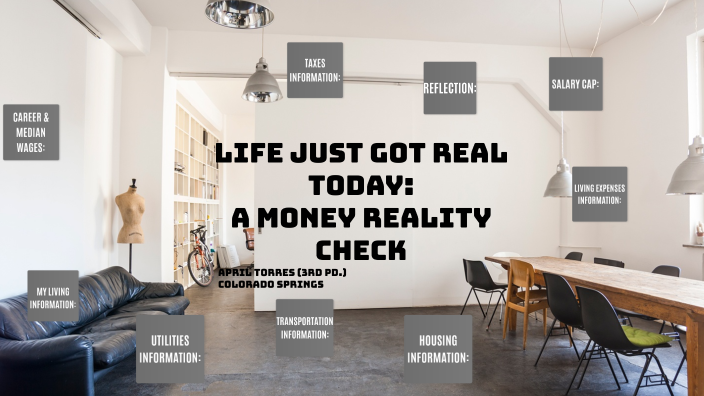 Life Just Got Real Today: A Money Reality Check by Abril Torres on Prezi