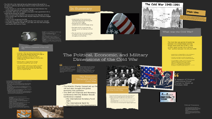 The Political, Economic, and Military Dimensions of the Cold War by ...