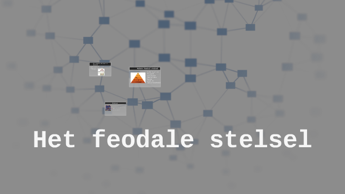 Het feodale stelsel by lars verhoef