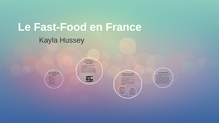 Le Fast-Food en France by Kayla Hussey on Prezi