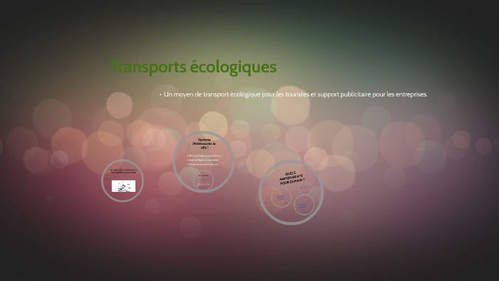 Transports écologiques by akrime hakim on Prezi