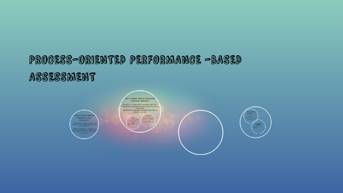 PROCESS-ORIENTED PERFORMANCE -BASED ASSESSMENT by resty sanil on Prezi