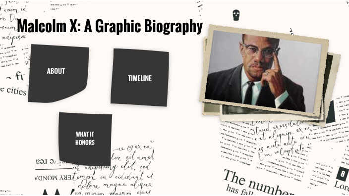 Malcolm X: A Graphic Biography by Arian Gomez on Prezi