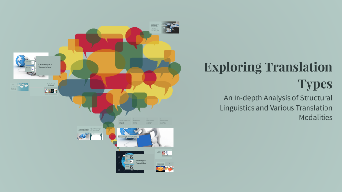 Exploring Translation Types by Melina Estrada on Prezi