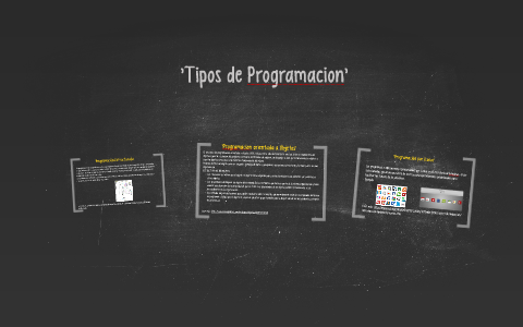 Tipos de Programacion by Diana Estrada Macias on Prezi