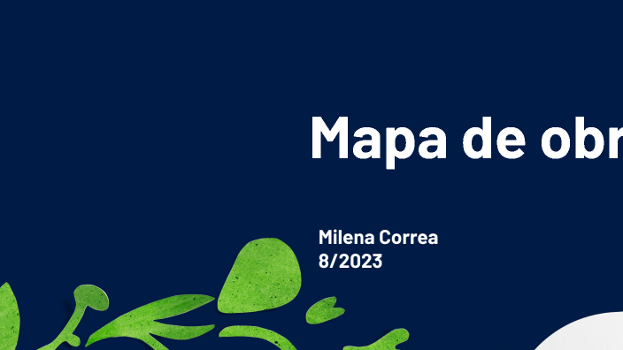 Mapa de obra - Milena Correa by Milena Correa on Prezi