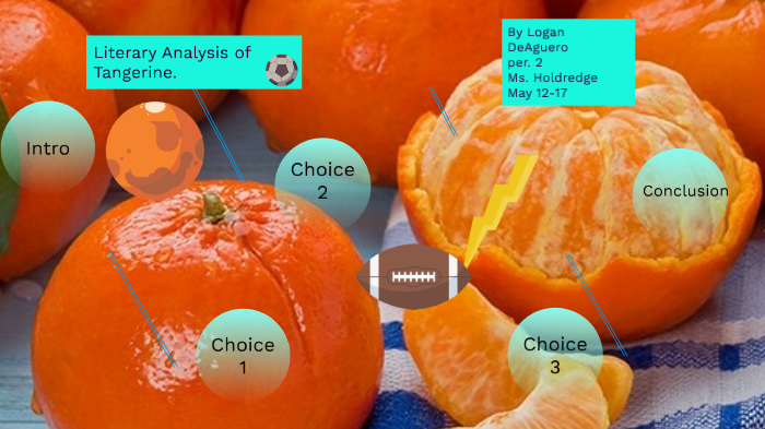 Literary Analysis of Tangerine by Edward Bloor by Logan DeAguero on Prezi