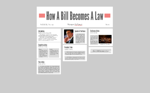 How A Bill Becomes A Law by Morgan DeVaney on Prezi