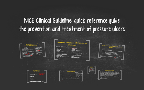 NICE Clinical Guideline: quick reference guide by antia veiga on Prezi