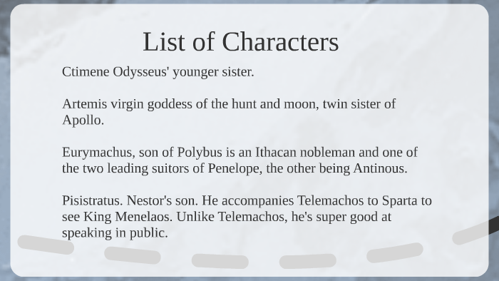 The Odyssey: Group Project by eyasu mesfin on Prezi