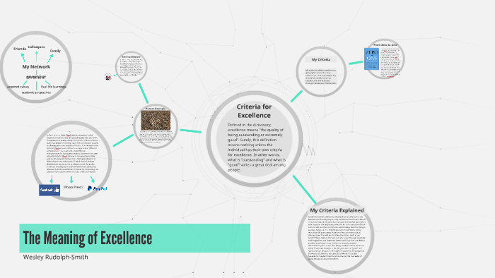 The Meaning of Excellence by Wesley Smith on Prezi