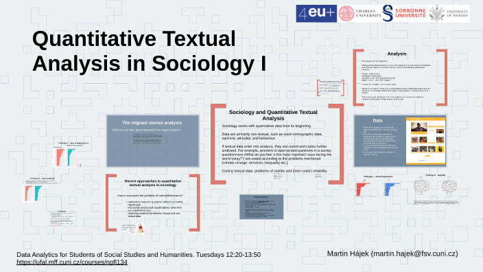 Quantitative Textual Analysis in Sociology by Martin Hajek on Prezi