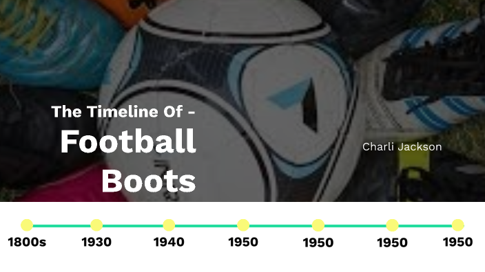History of Football Boots Timeline by Charli Jackson on Prezi
