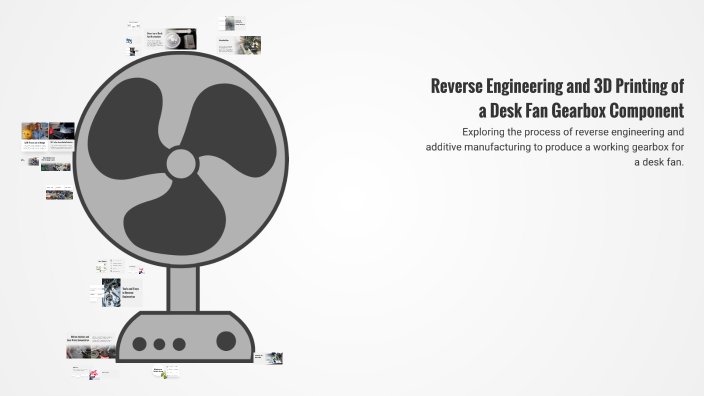Reverse Engineering and 3D Printing of a Desk Fan Gearbox Component by ...