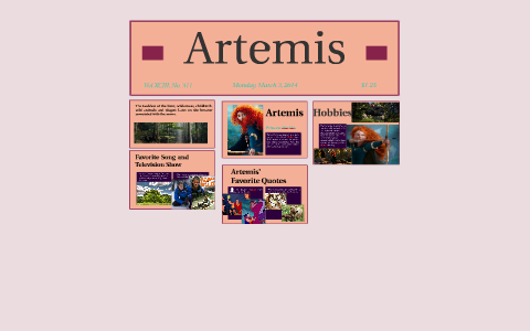 Artemis by Hannah Quigg on Prezi