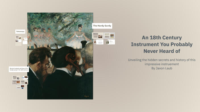 An 18th Century Instrument You Probably Never Heard of by Jaxon Laub on ...