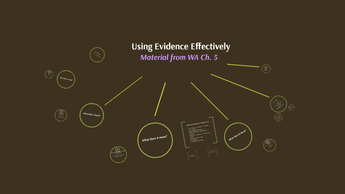Using Evidence Effectively by Amber Rogers on Prezi