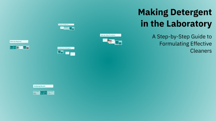 Making Detergent in the Laboratory by Saim Ali on Prezi