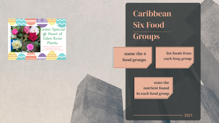 Caribbean Six Food Groups by ophilia laurent on Prezi