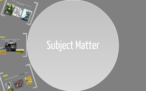 Subject Matter: Portrait by makenzi hunter on Prezi