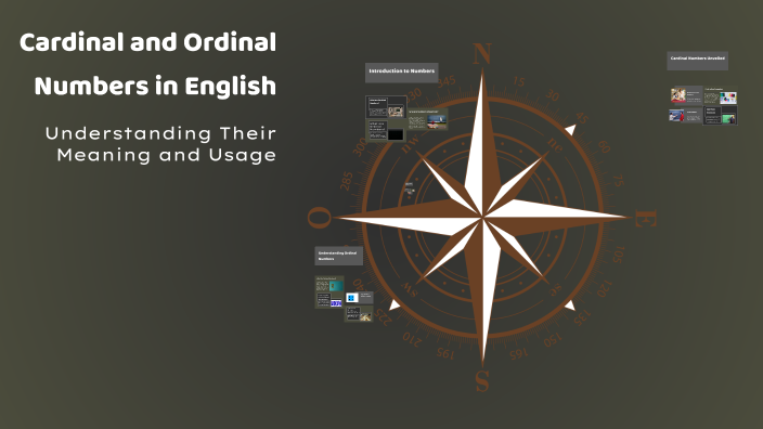 Cardinal and Ordinal Numbers in English by Jonathan Montufar on Prezi