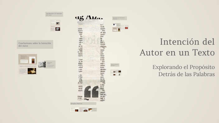Intención del Autor en un Texto by cielo rivera on Prezi