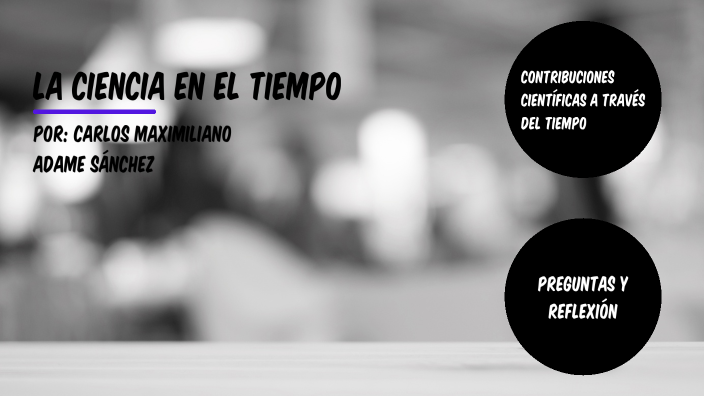 La ciencia en el tiempo by Max Adame on Prezi
