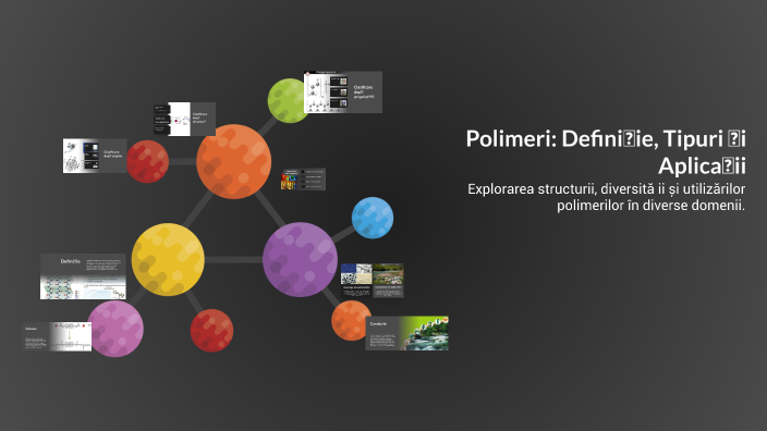 Polimeri: Definiție, Tipuri și Aplicații by Butnaru Irina on Prezi