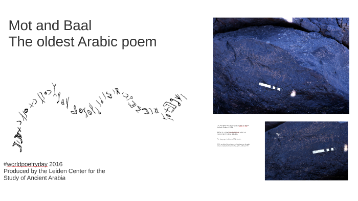 The Oldest Arabic Poem by Arabian Epigraphic Notes