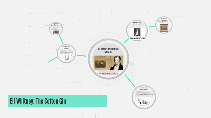 Eli Whitney: Inventor of the Cotton Gin by Andreya Saberon on Prezi