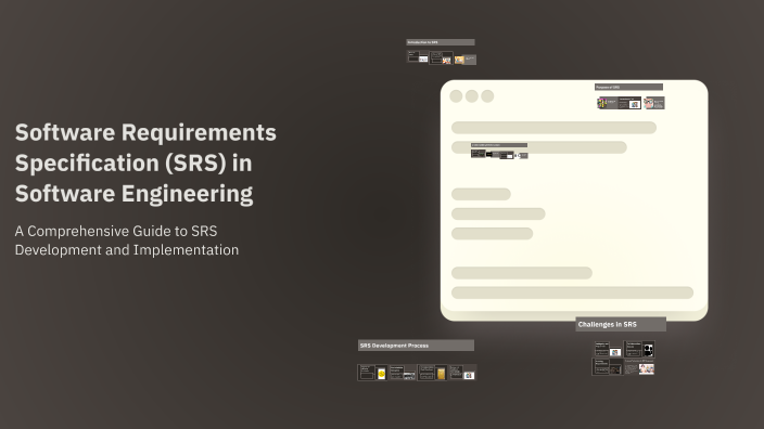 Software Requirements Specification (SRS) in Software Engineering by ...