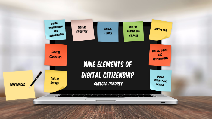 Nine Elements of Digital Citizenship by Chelsea Pendrey on Prezi