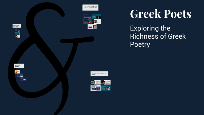 Greek Poets by ΒΙΚΕΝΤΙΟΣ ΜΑΓΓΙΡΟΓΛΟΥ on Prezi