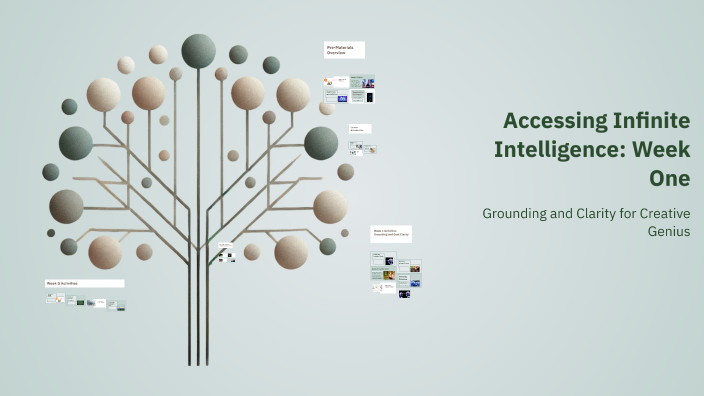Accessing Infinite Intelligence: Week One by Grant Hicks on Prezi