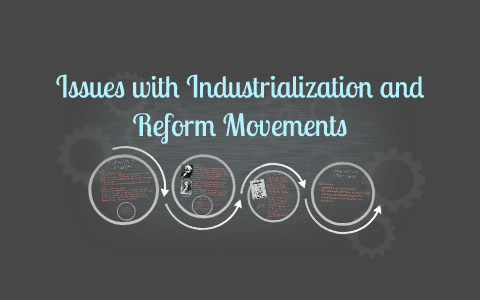 Issues with Industrialization and Reform Movements by Coline ...