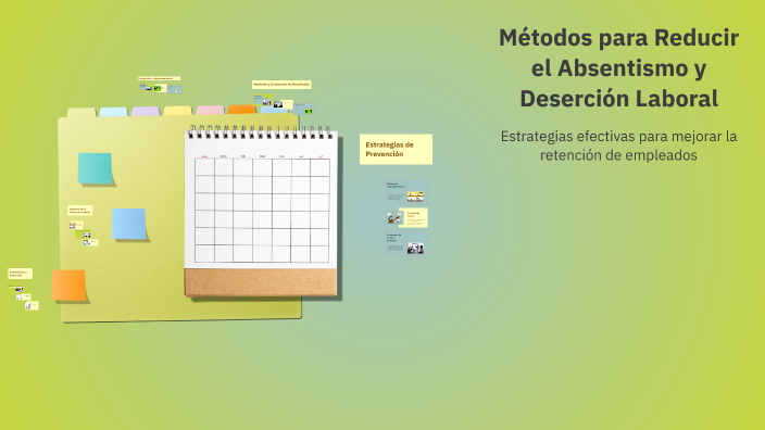Métodos para Reducir el Absentismo y Deserción Laboral by Anderson José ...