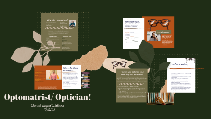 My Profession (Optometrist and Optician) by Darah Williams on Prezi
