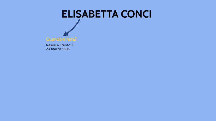 Elisabetta Conci by Stefano Zheng on Prezi