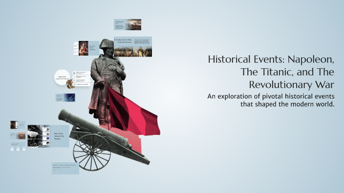 Historical Events: Napoleon, The Titanic, and The Revolutionary War by ...