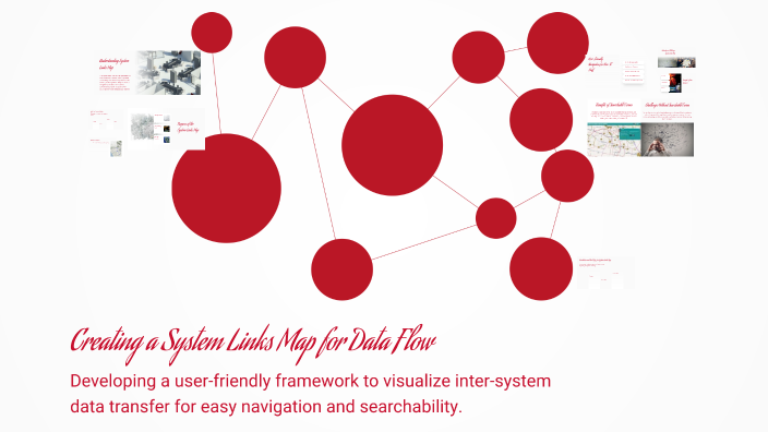 Creating a System Links Map for Data Flow by Chris Canning on Prezi