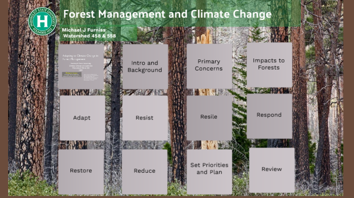 Forest Management and Climate Change 458 2019 by Michael J Furniss on Prezi