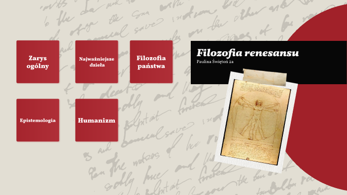 Filozofia renesansu by Paulina Świętoń on Prezi