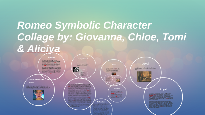 Romeo & Juliet Symbolic Character Collage by Giovanna Mazza on Prezi