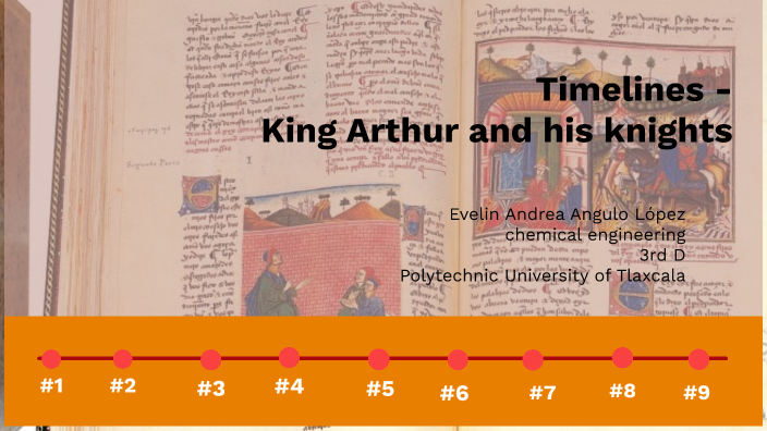 Timeline of "King Arthur and his knights" by Andrea Angulo on Prezi