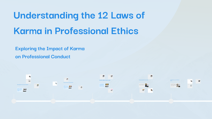Understanding the 12 Laws of Karma in Professional Ethics by Ram ...