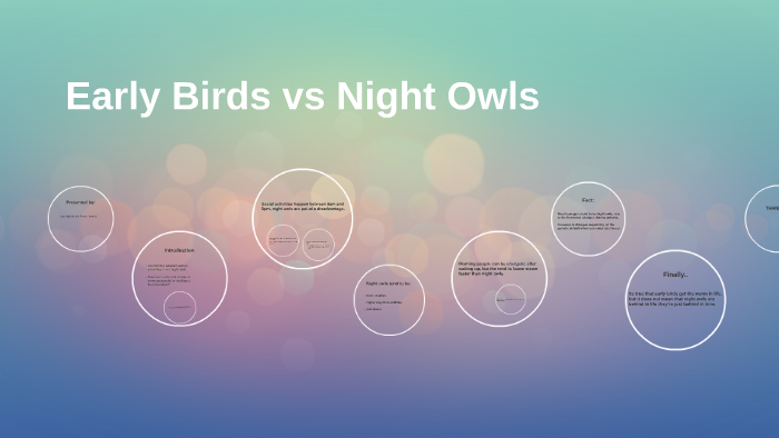 Early Birds vs Night Owls by Alya Aljubaili on Prezi