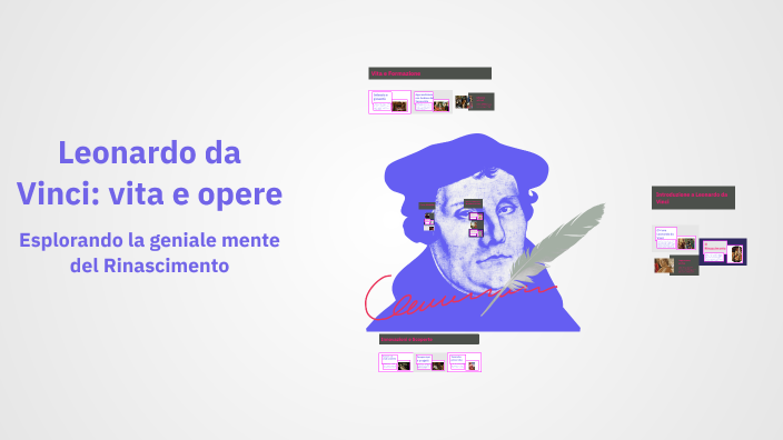 Leonardo da Vinci: vita e opere by Jana Magro on Prezi