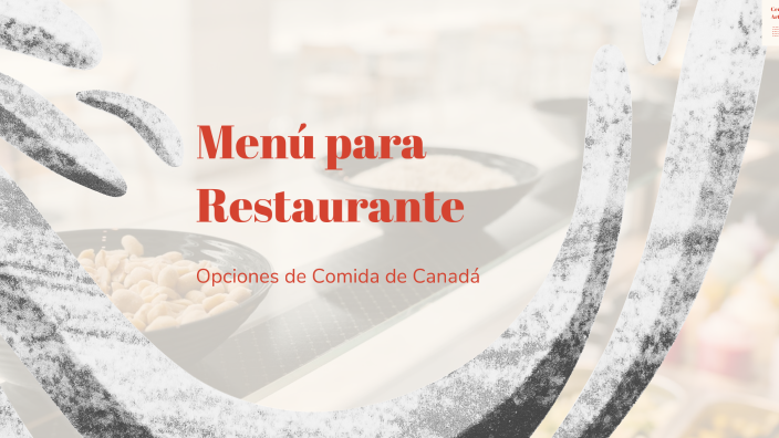 Menú para Restaurante by Juan Pablo Licona on Prezi