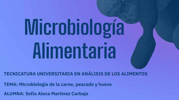 Microbiologia Alimentaria by sofia Martinez on Prezi
