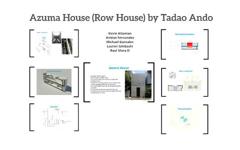 Azuma House (Row House) by Tadao Ando by Raul Mora II on Prezi